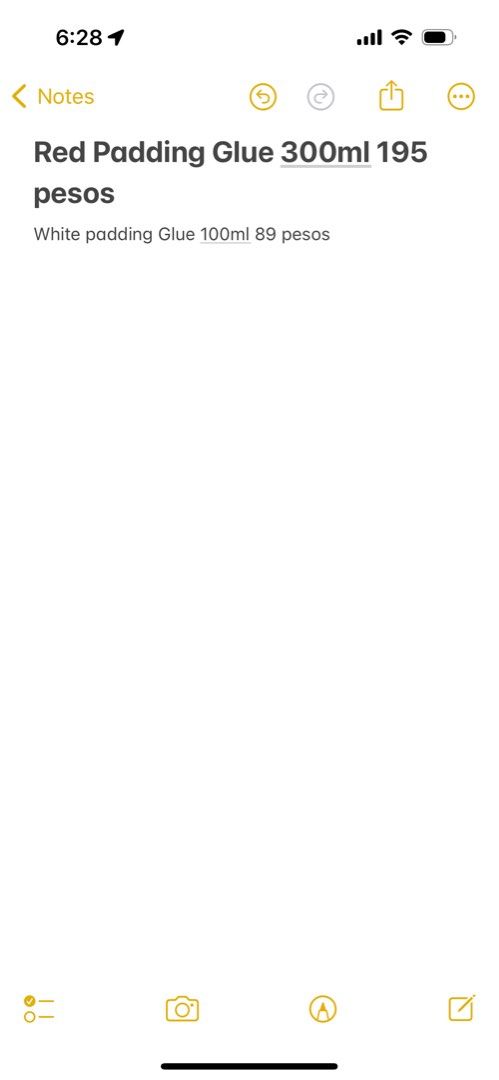 Padding Glue White & Red, Hobbies & Toys, Stationary & Craft, Craft ...