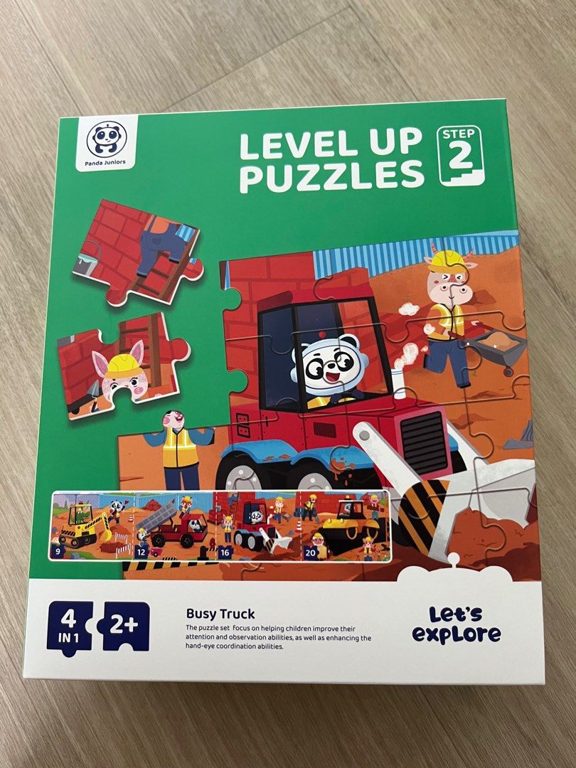 Panda Juniors Level Up Puzzle - Step 2, Hobbies & Toys, Toys & Games on ...