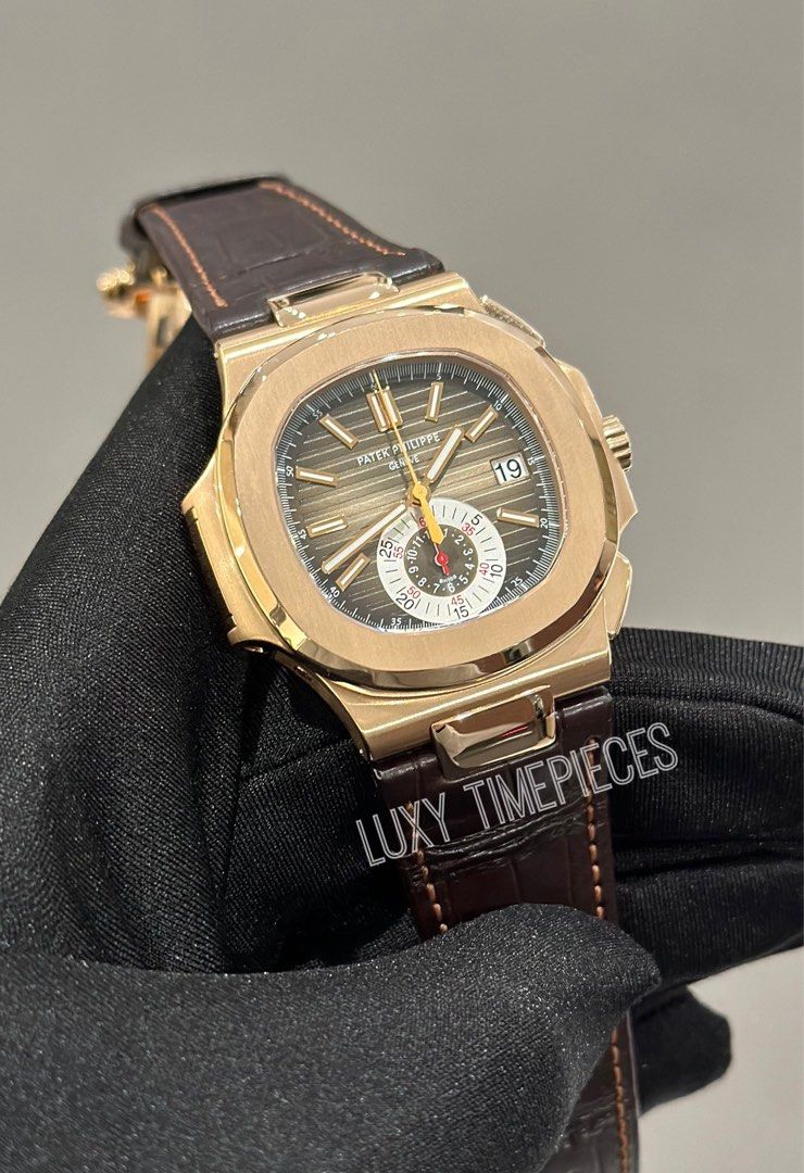 Patel Philippe Nautilus Leather 2023 BRAND NEW FULL SET, 名牌, 手錶 - Carousell