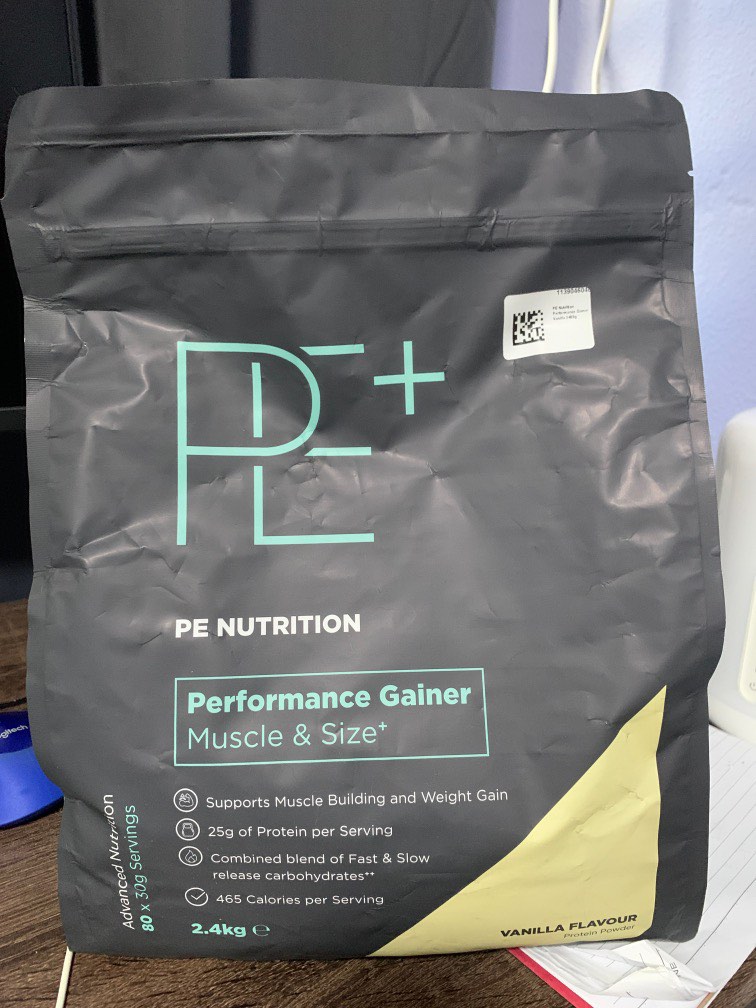 PE nutrition vanilla protein powder (muscle gaining), Health ...