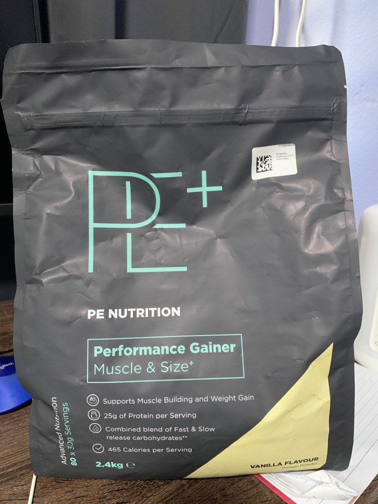 PE nutrition vanilla protein powder (muscle gaining), Health ...