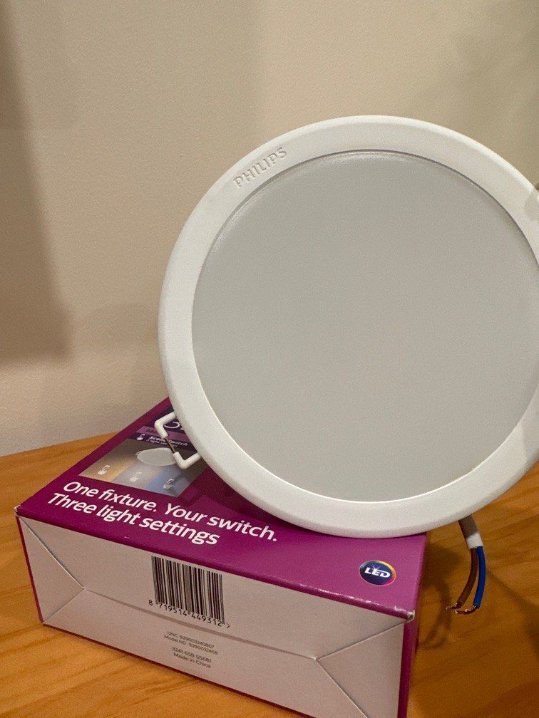 Philips LED 13W Downlight SceneSwitch (Tricolour Tone), Furniture ...