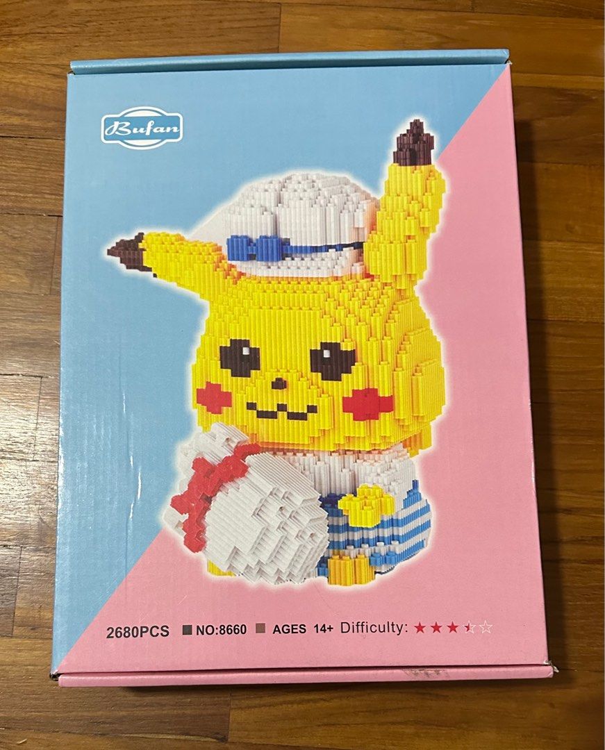 PIKACHU BUILDING BLOCKS LEGO, Hobbies & Toys, Toys & Games on Carousell