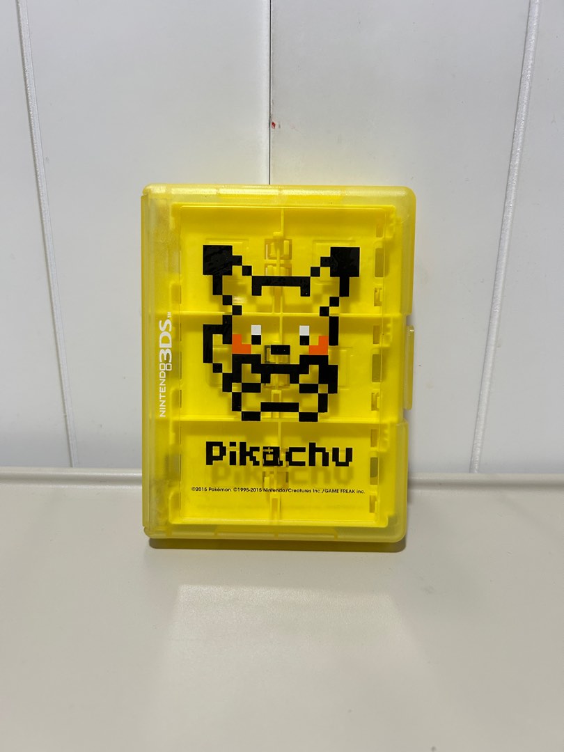 Pikachu DS/3DS Cartridge Case, Video Gaming, Video Games, Nintendo on ...