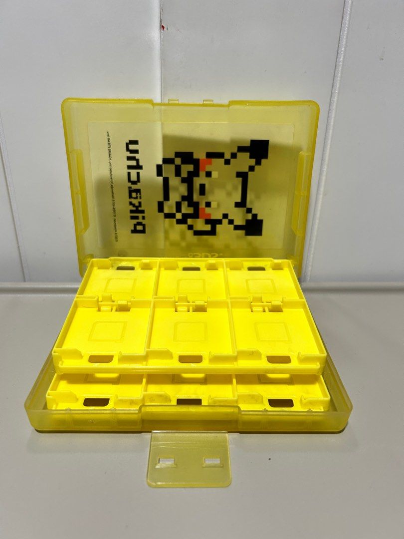 Pikachu DS/3DS Cartridge Case, Video Gaming, Video Games, Nintendo on ...