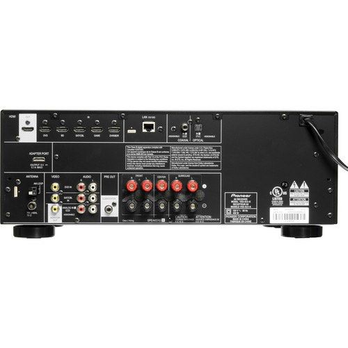 Pioneer VSX-823-K 5.1-Channel Network Ready AV Receiver, Audio, Soundbars, Speakers & Amplifiers ...