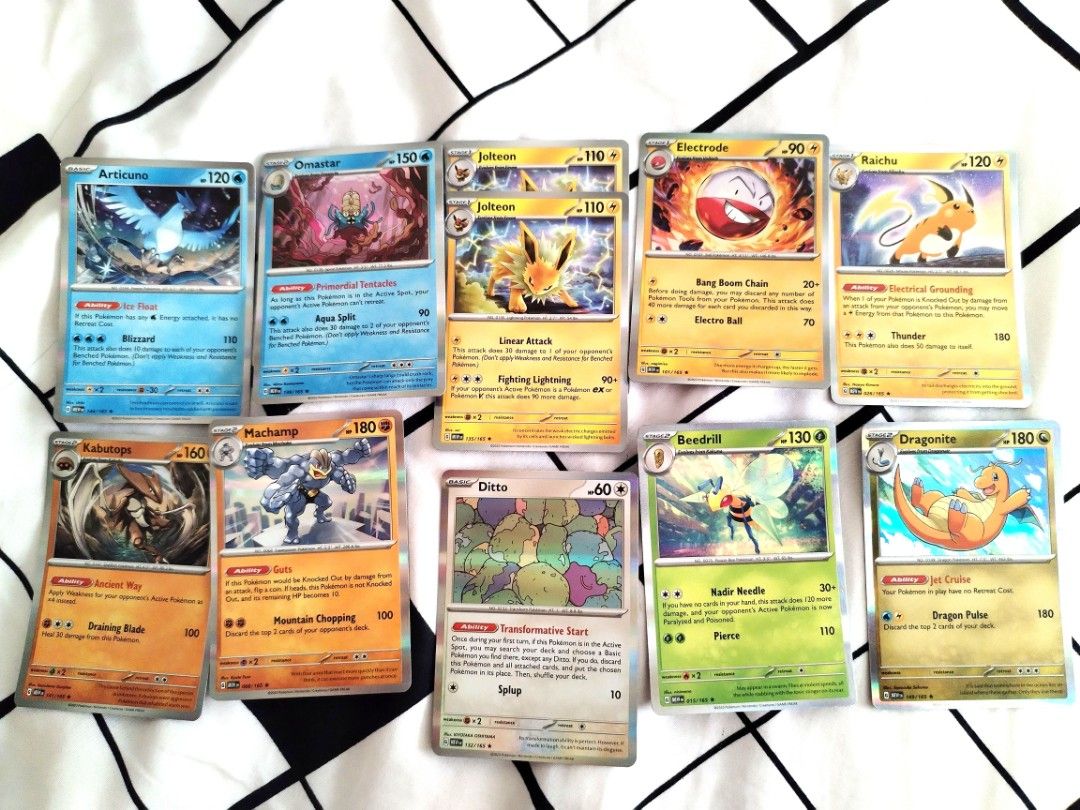 pokemon 151 ptcg rare holo holos tcg trading card game, Hobbies & Toys ...