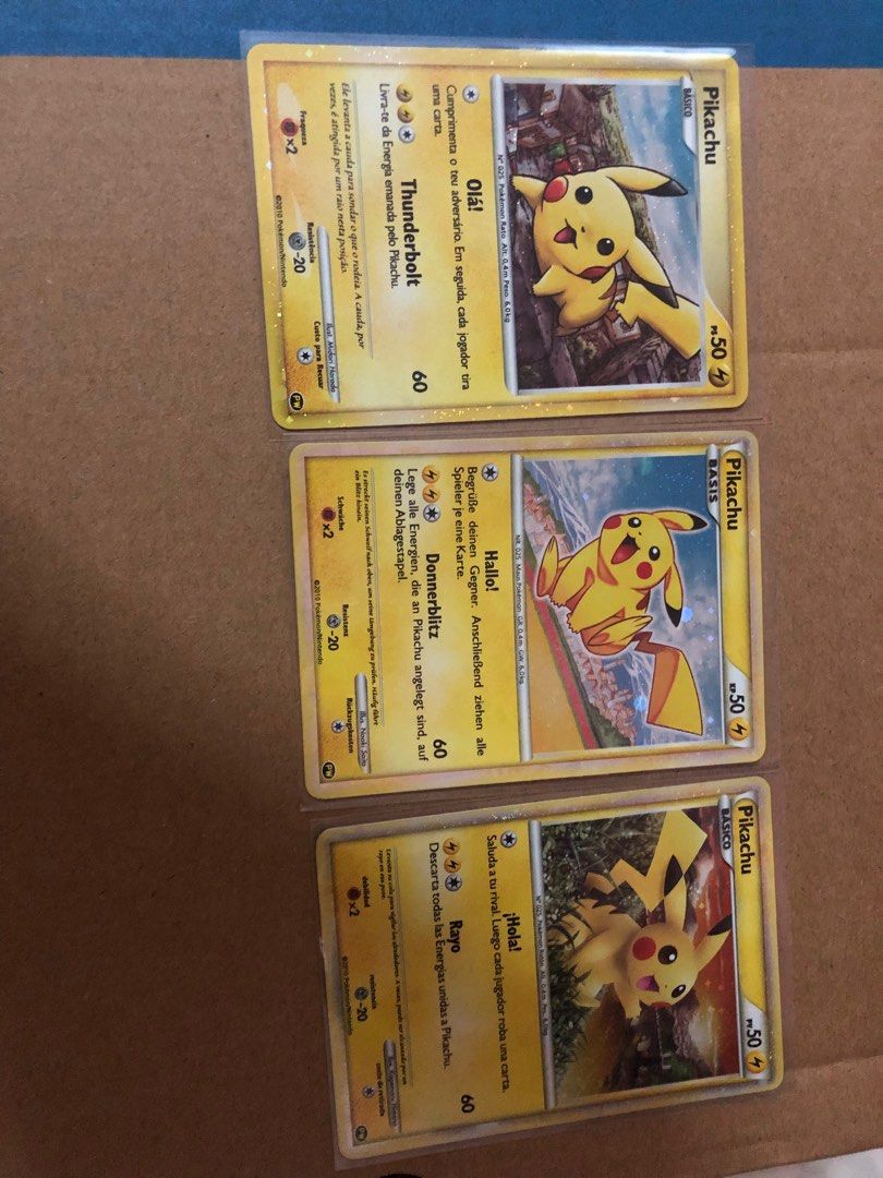 Pokemon TCG pikachu world collection 2010 (English version), Hobbies ...