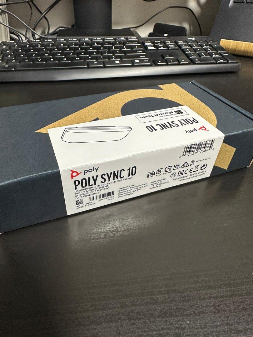 Poly Sync 10 Speaker Phone USB-A/C Bluetooth All-In-One Microsoft Teams, Audio, Soundbars ...