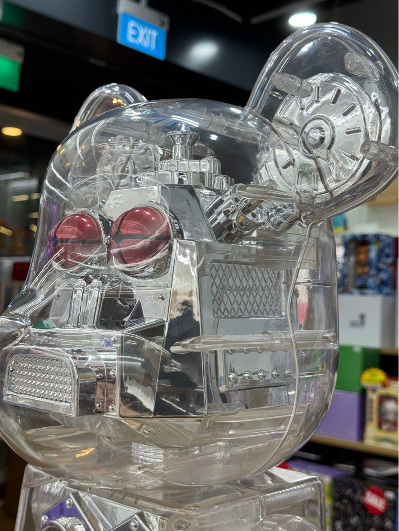 [Pre-Order] BE@RBRICK x HxS Hirota Saigansho 1000% Clear Ver. bearbrick ...