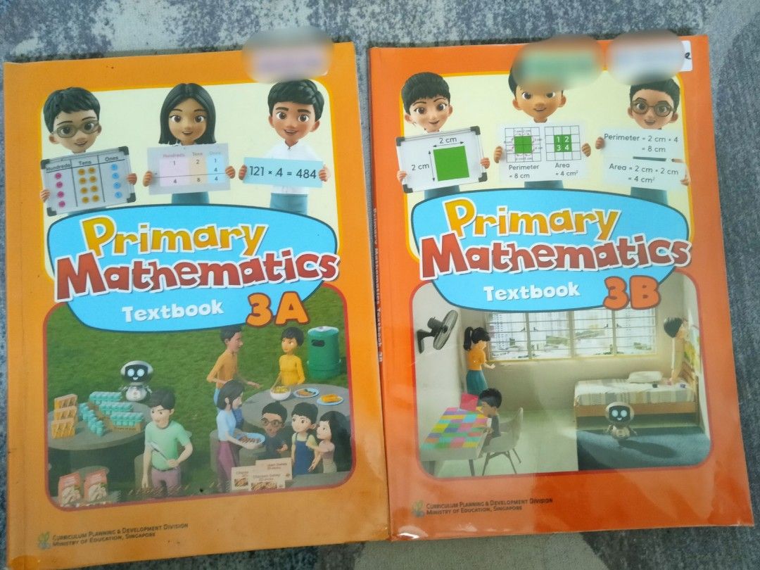 Primary Mathematics Textbook 3A&3B, Hobbies & Toys, Books & Magazines ...