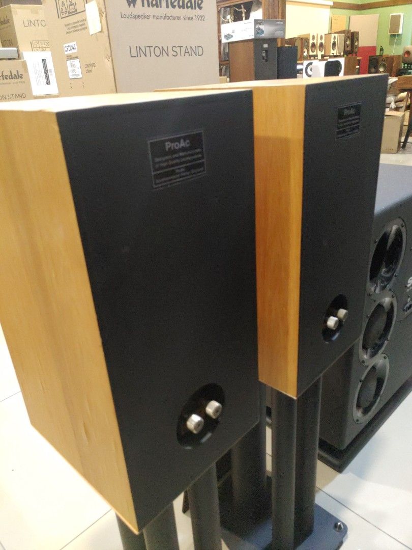 ProAc Studio 1 Hifi Speakers 6.5" Danish ScanSpeak woofer 1" titanium ...