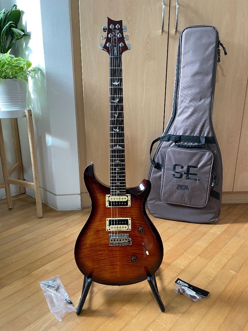 PRS SE Custom 24, Tobacco Sunburst (Paul Reed Smith), Hobbies & Toys ...