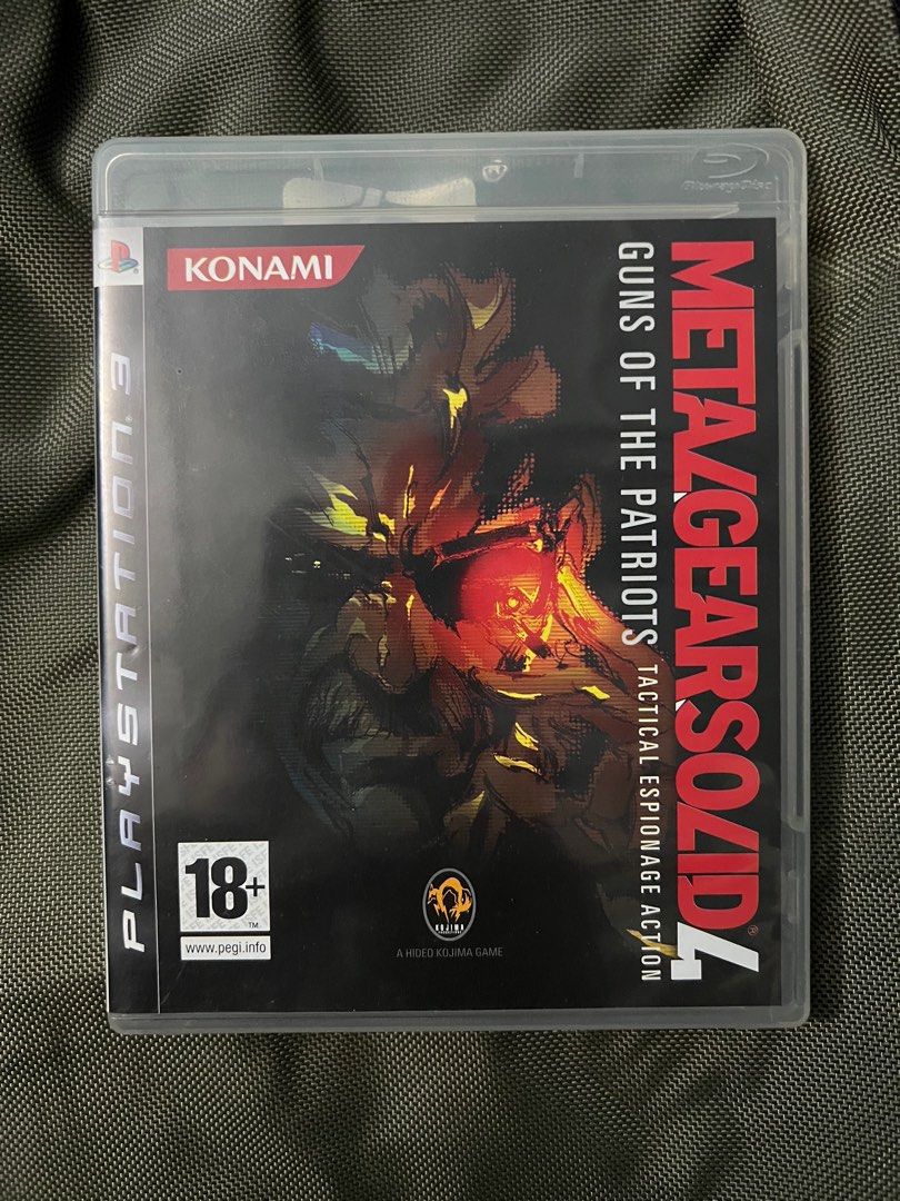 Ps3 game mgs4 ps1 ps2 ps4 ps5, Video Gaming, Video Games, PlayStation ...