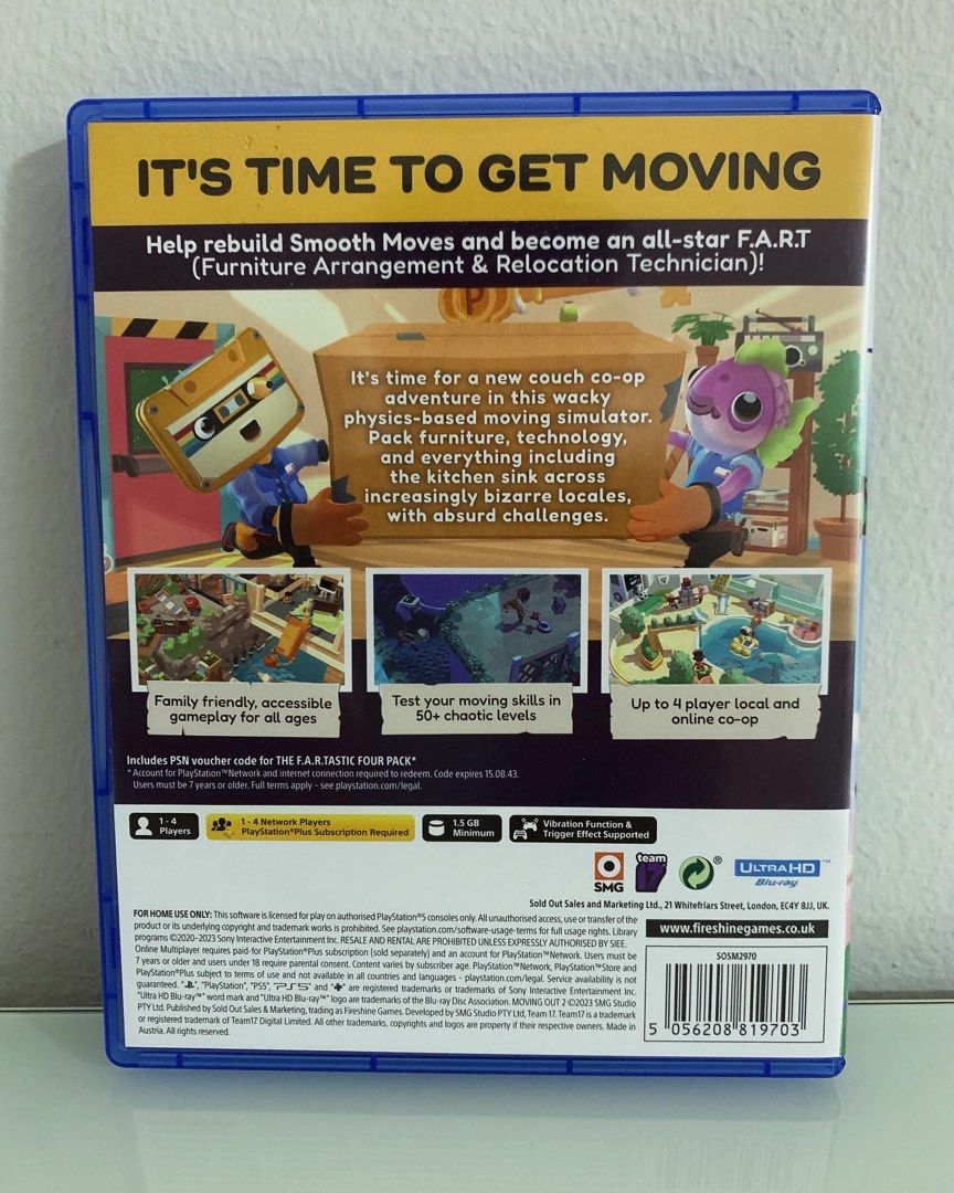 PS5 Game Moving Out 2 (R2), Hobbies & Toys, Toys & Games on Carousell