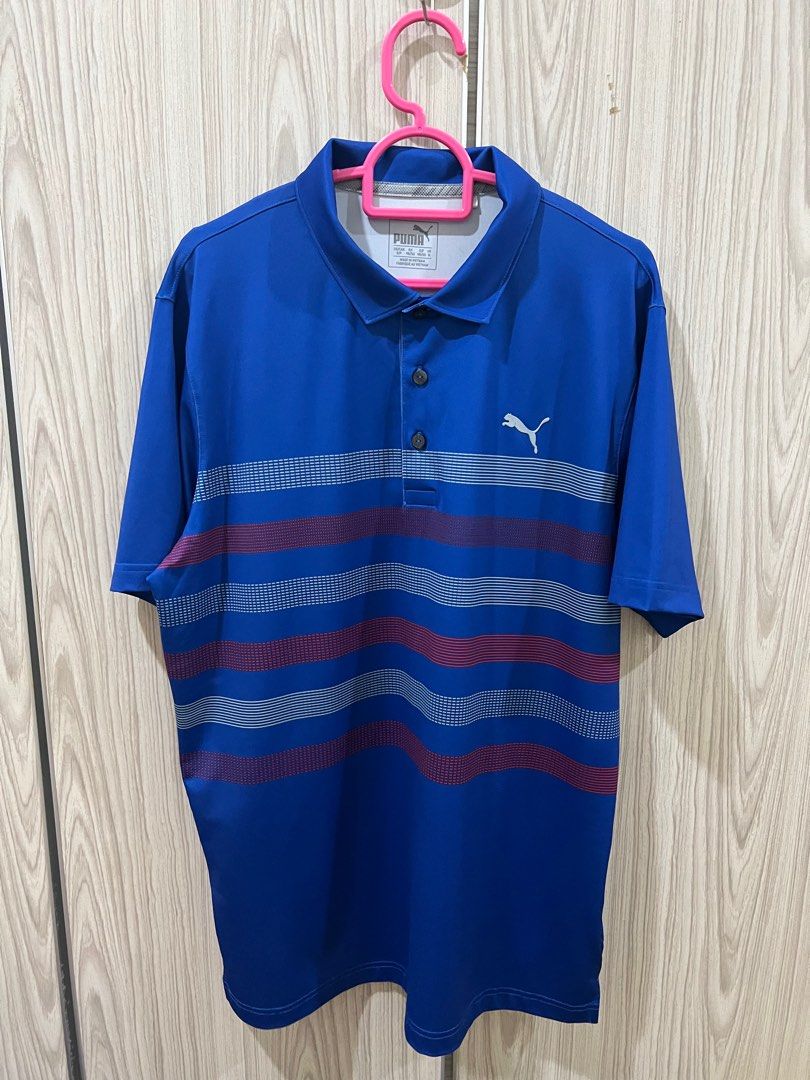 Puma men golf polo, Men's Fashion, Activewear on Carousell