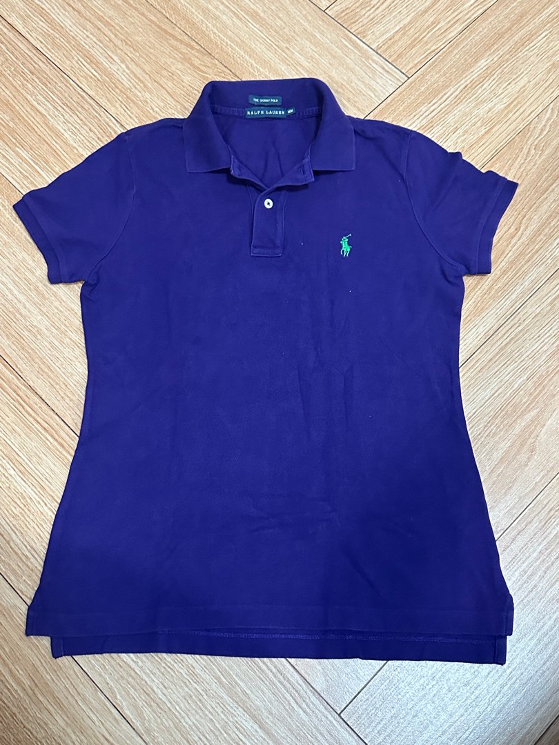 Ralph Lauren Violet Polo Shirt, Women's Fashion, Tops, Shirts on Carousell