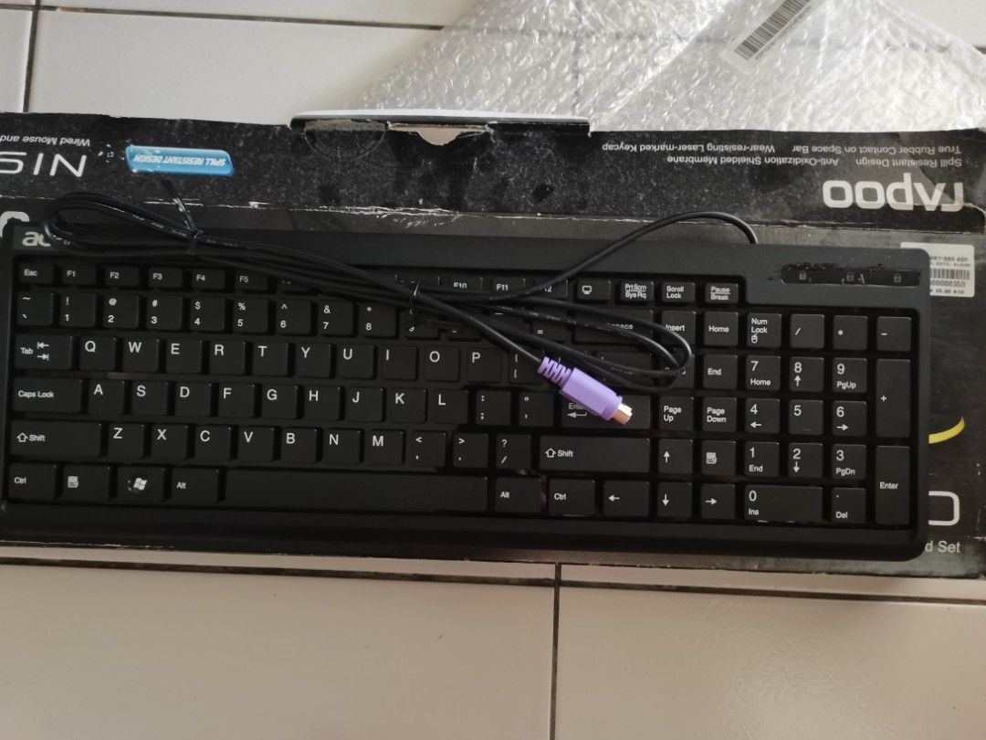 Rapoo N1900 Keyboard Computer Keyboard Desktop, Computers & Tech, Parts & Accessories, Computer ...