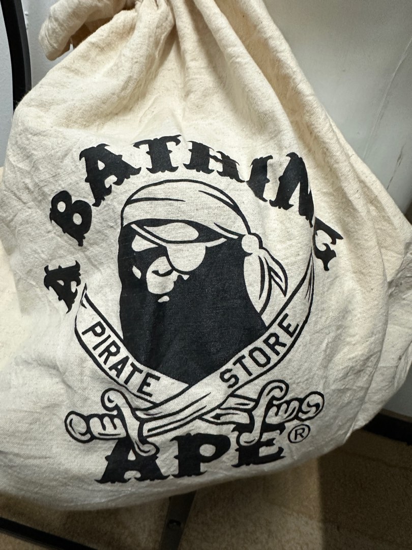 Rare a bathing ape canvas bag, Men's Fashion, Bags, Sling Bags on Carousell