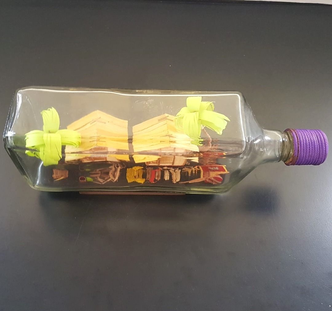 Rare Collectibles, Vintage Whimsy Bottle, England, Sculpture, Folk Art ...