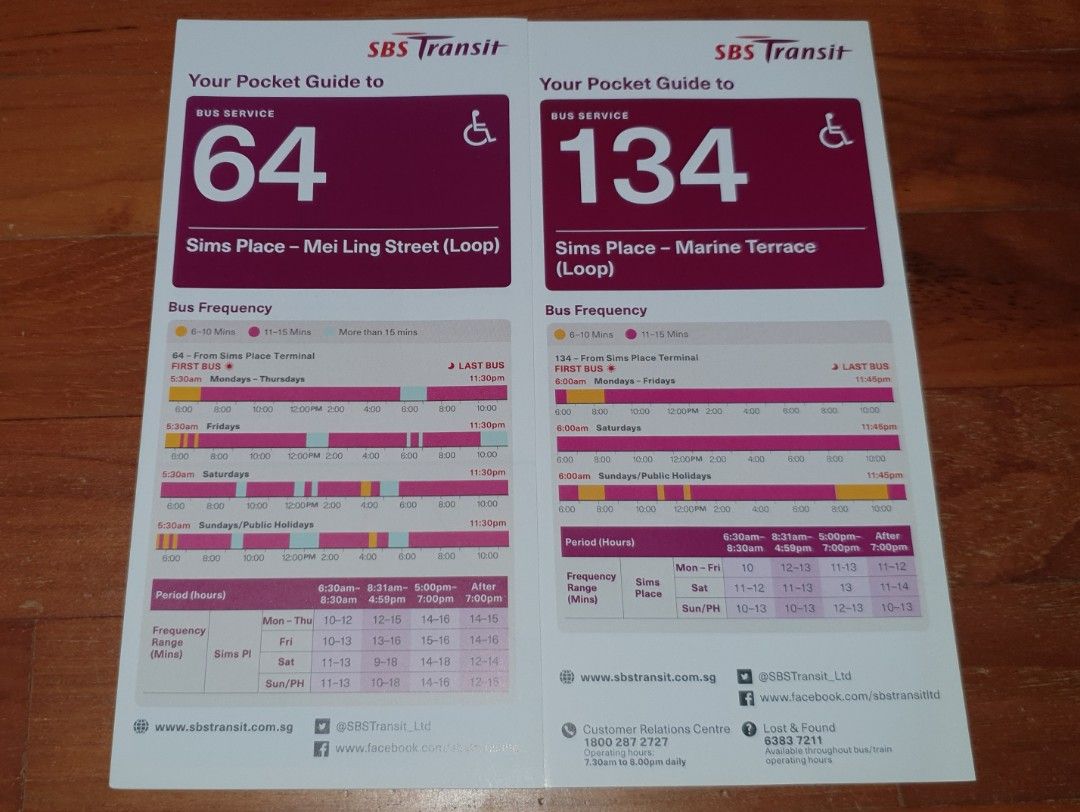 Rare SBS Transit bus guides, Hobbies & Toys, Memorabilia & Collectibles ...