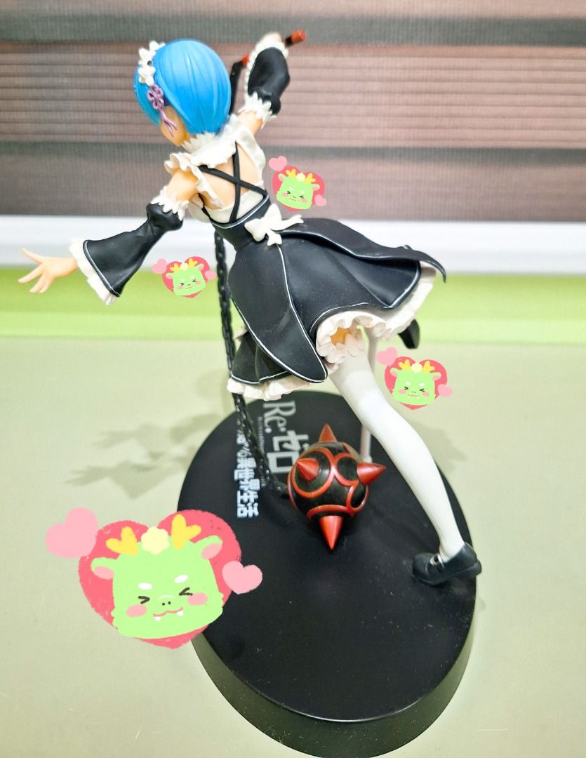 Re Zero Rem Figure, Hobbies & Toys, Toys & Games on Carousell