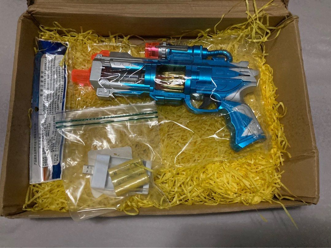 Rechargeable Revolver Toy Gun, Hobbies & Toys, Toys & Games on Carousell