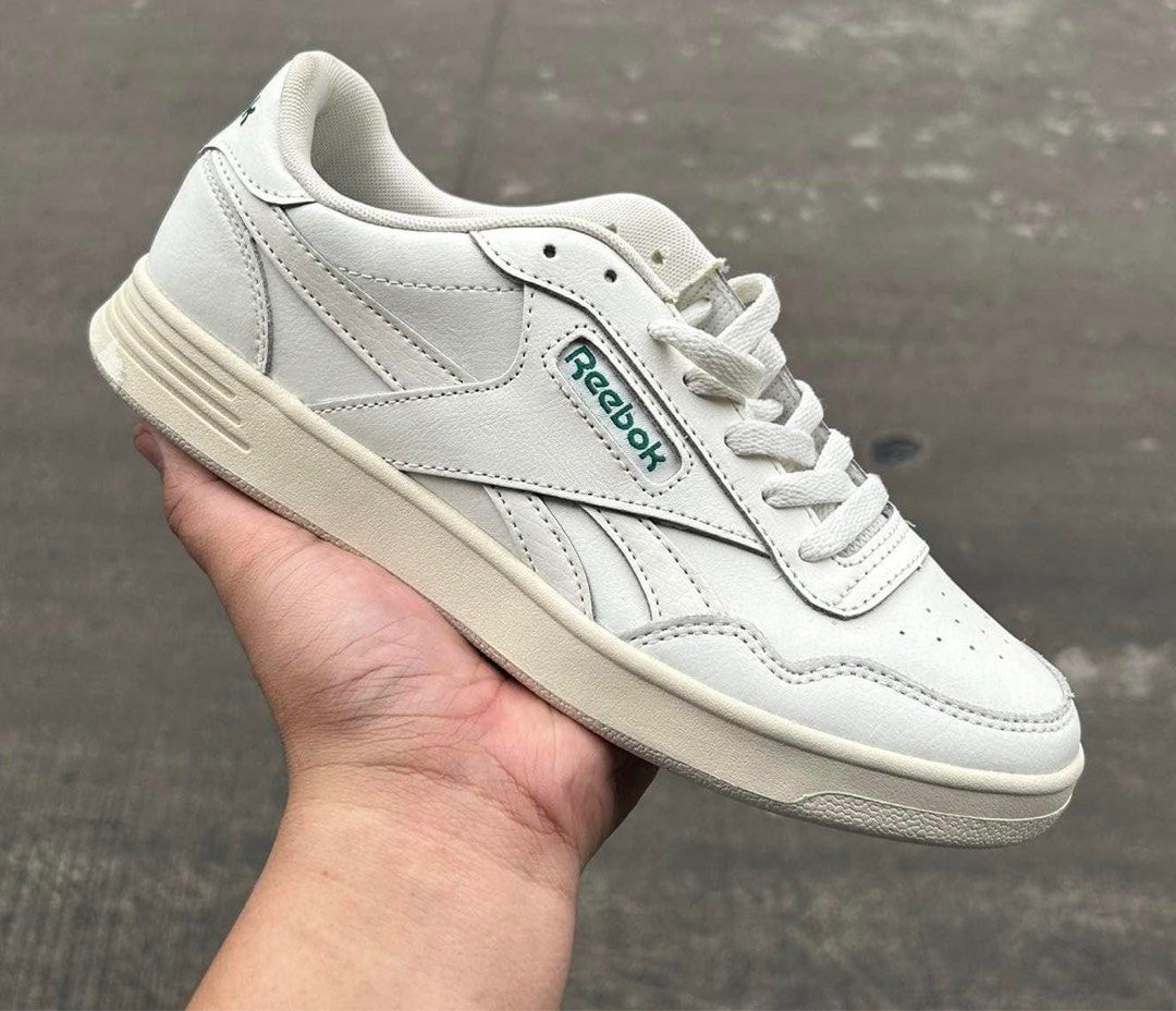 Reebok Court Advance Chalk/ green, Men's Fashion, Footwear, Sneakers on ...