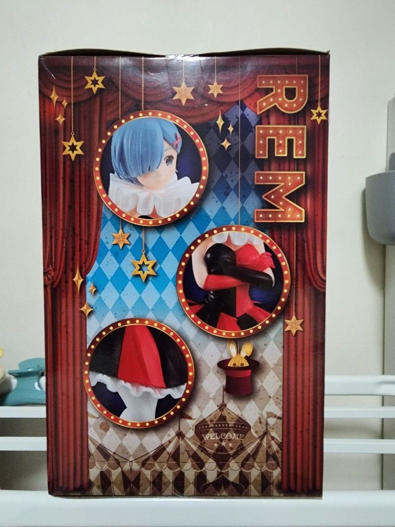 Re:Zero Starting Life in Another World Rem Ram in Circus Figure Furyu ...