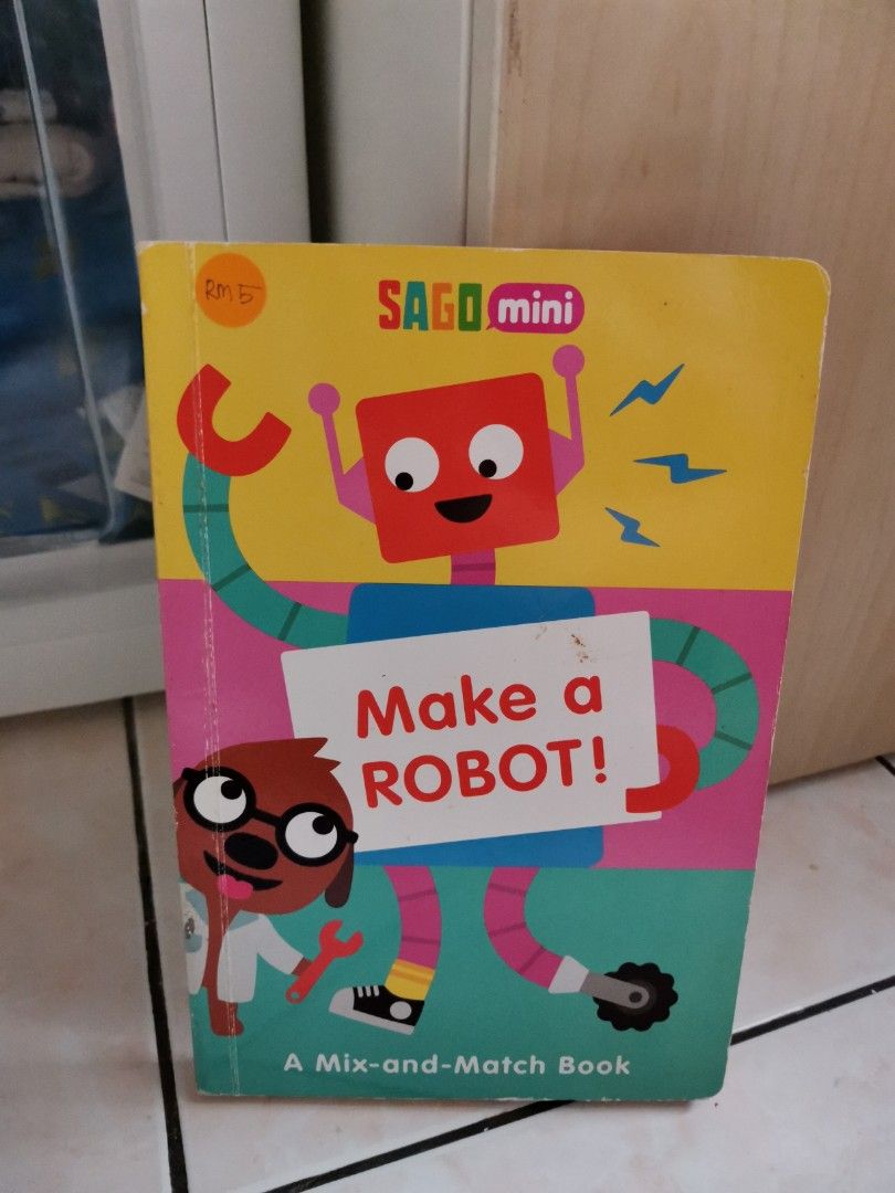 Sago mini make a robot book, Hobbies & Toys, Books & Magazines ...