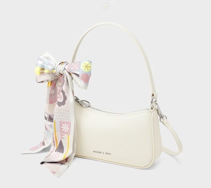 SALE‼️CHARLES & KEITH WHITE ALCOTT, Women's Fashion, Bags & Wallets ...