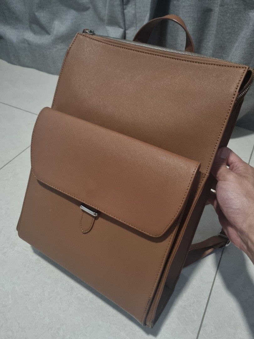 Samsonite Leather Convertible Backpack, Women's Fashion, Bags & Wallets ...