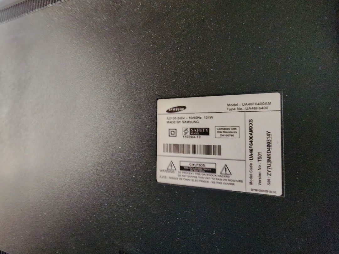 Samsung 46 Inch Smart TV, TV & Home Appliances, TV & Entertainment, TV ...