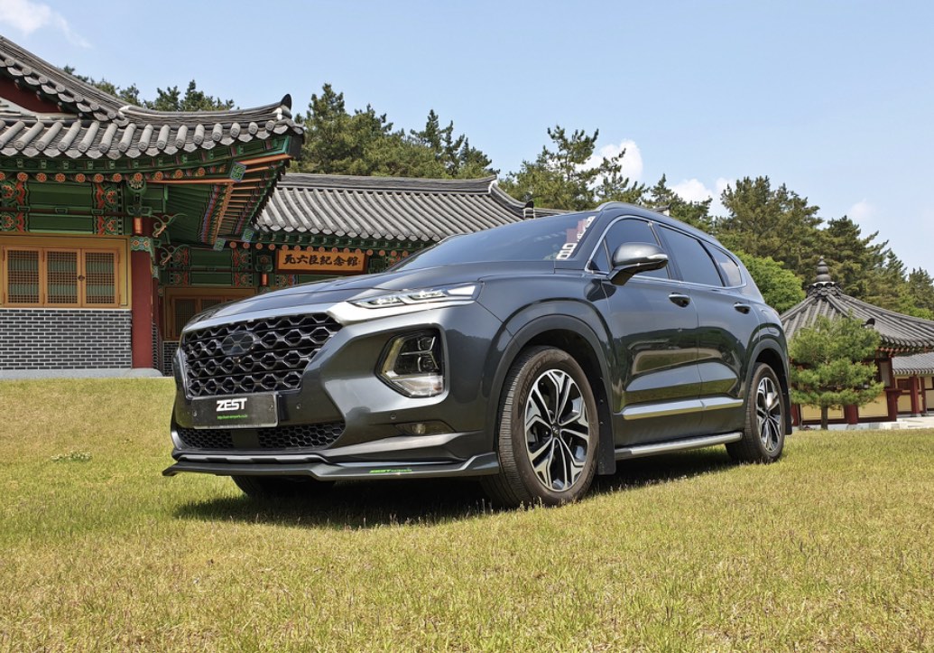 Santa Fe Bodykit - ZEST full set Bodykit for Santa Fe TM front side ...