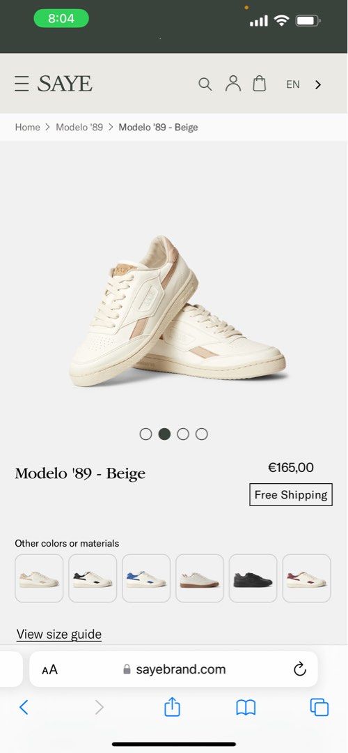 Saye Modelo89, Women's Fashion, Footwear, Sneakers on Carousell