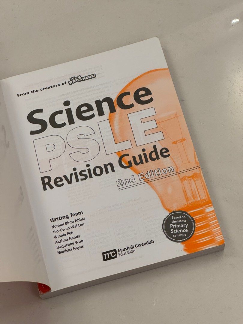 Science PSLE Revision Guide by Marshall Cavendish (2nd Edition ...