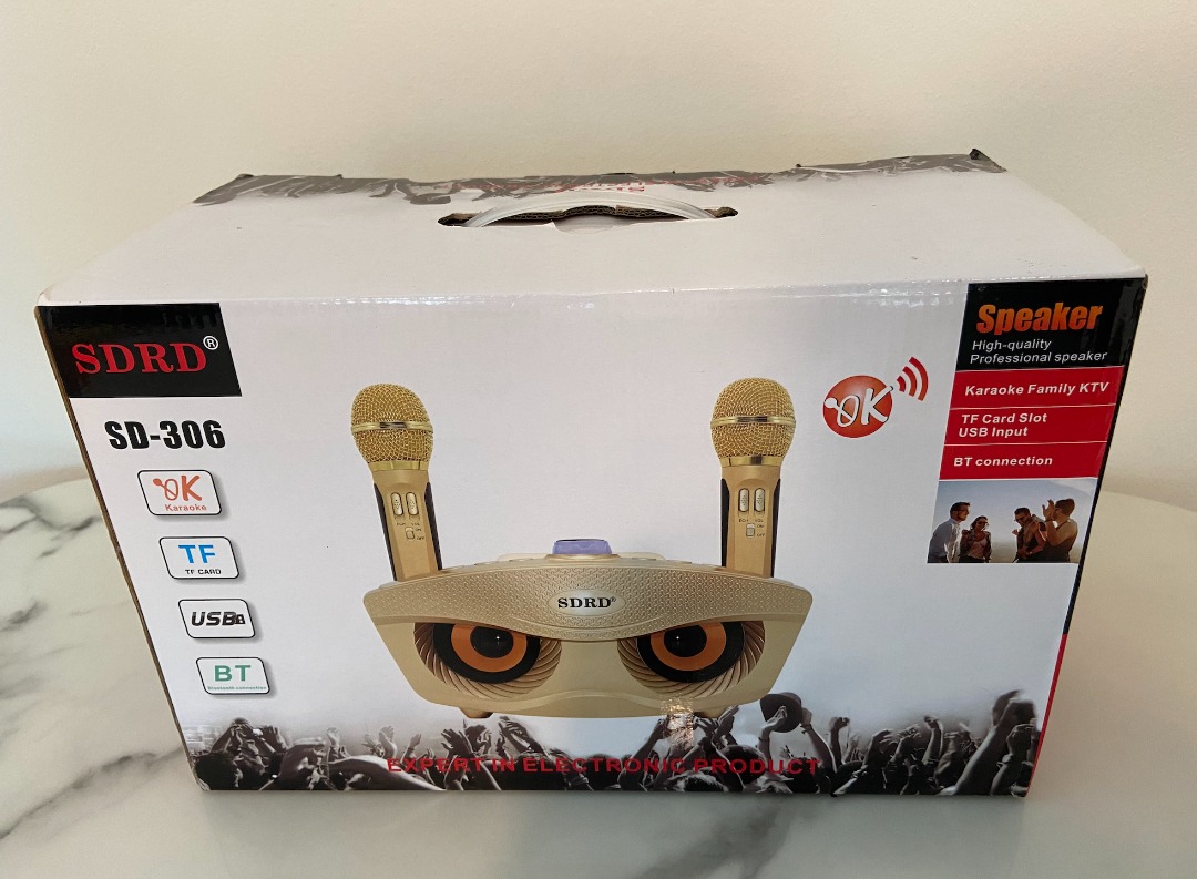 SDRD SD-306 Home KTV Family Karaoke Set, Audio, Soundbars, Speakers & Amplifiers on Carousell