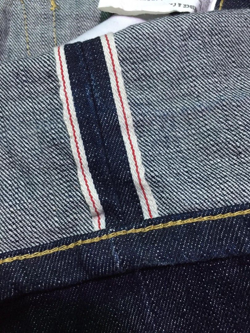 Selvedged uniform bridge, Men's Fashion, Bottoms, Jeans on Carousell