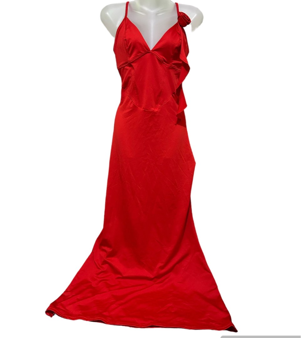 Sexy Long Red Dress Womens Fashion Dresses And Sets Dresses On Carousell