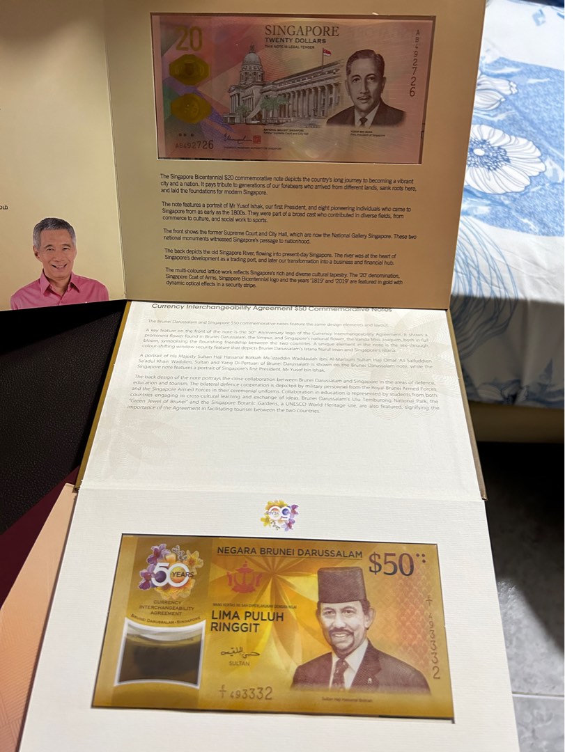 SG50 Commemorative Note, Hobbies & Toys, Memorabilia & Collectibles ...