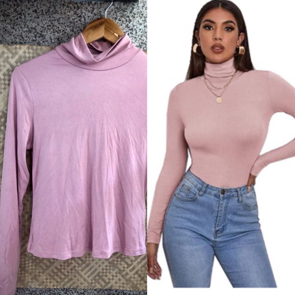 Shein super stretch cotton top, Women's Fashion, Tops, Blouses on Carousell