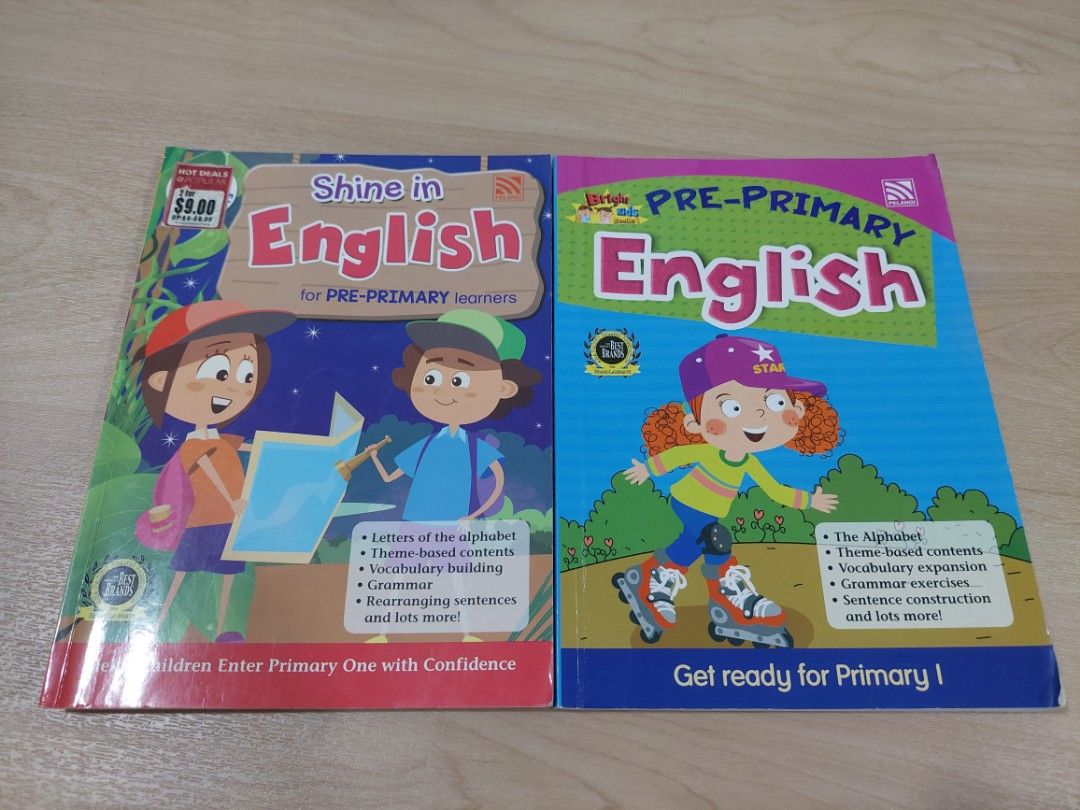 Shine in english for pre-primary learners pre school assessment book ...
