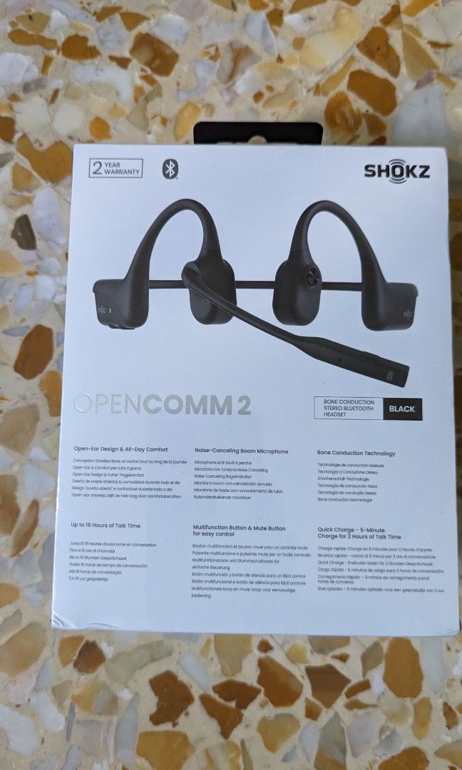 Shokz opencomm 2, Audio, Headphones & Headsets on Carousell