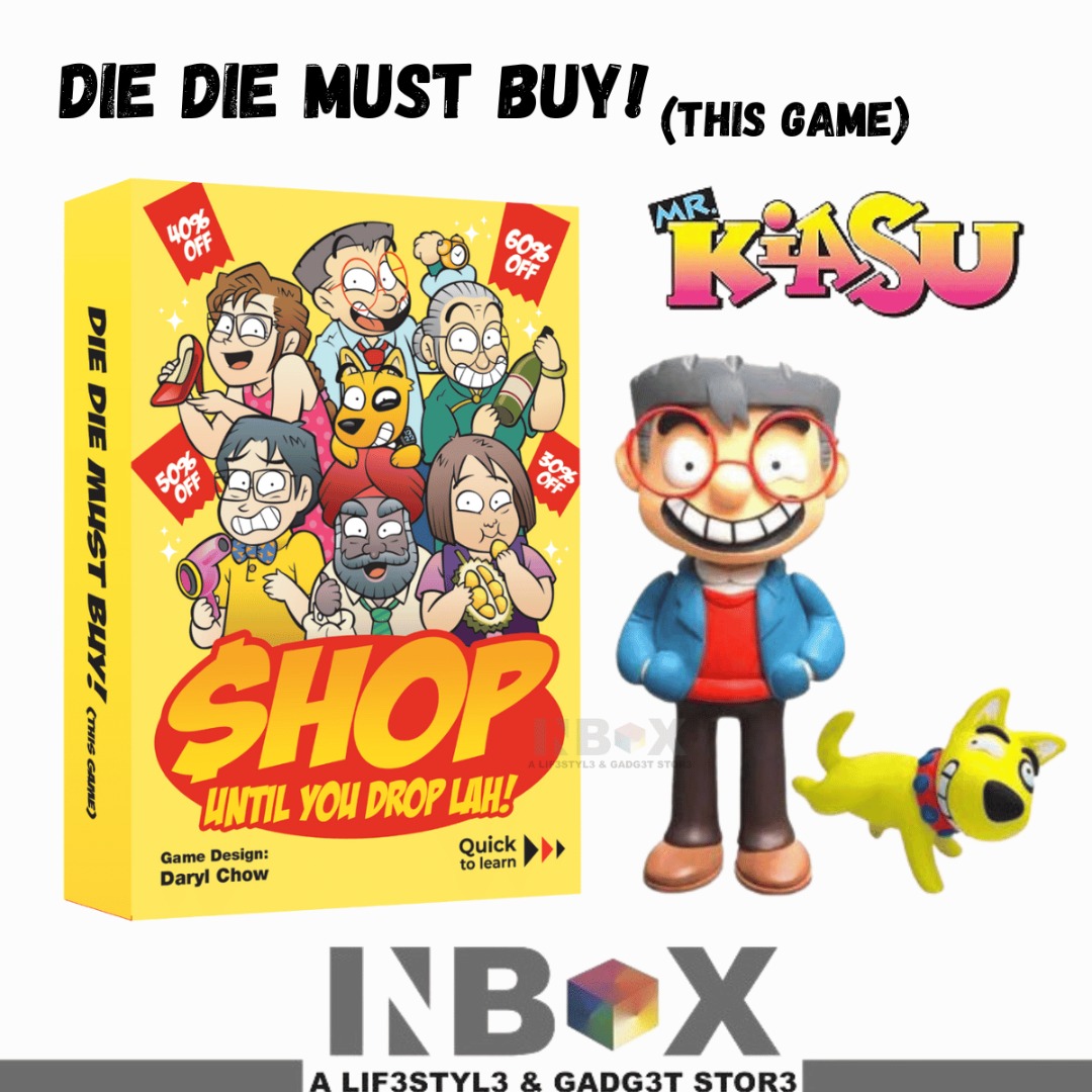 Shop untill you drop lah! Card game, Hobbies & Toys, Toys & Games on ...