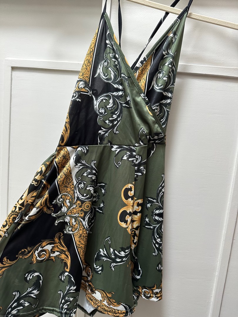 Silky new look romper, Women's Fashion, Dresses & Sets, Rompers on ...