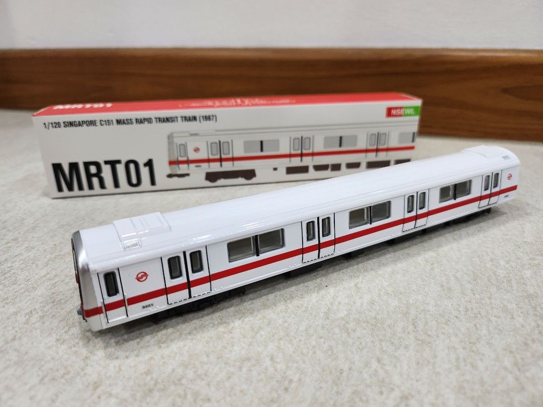 MRT01 - 1/120 Singapore C151 Mass Rapid Transit (MRT) Train (1987 ...