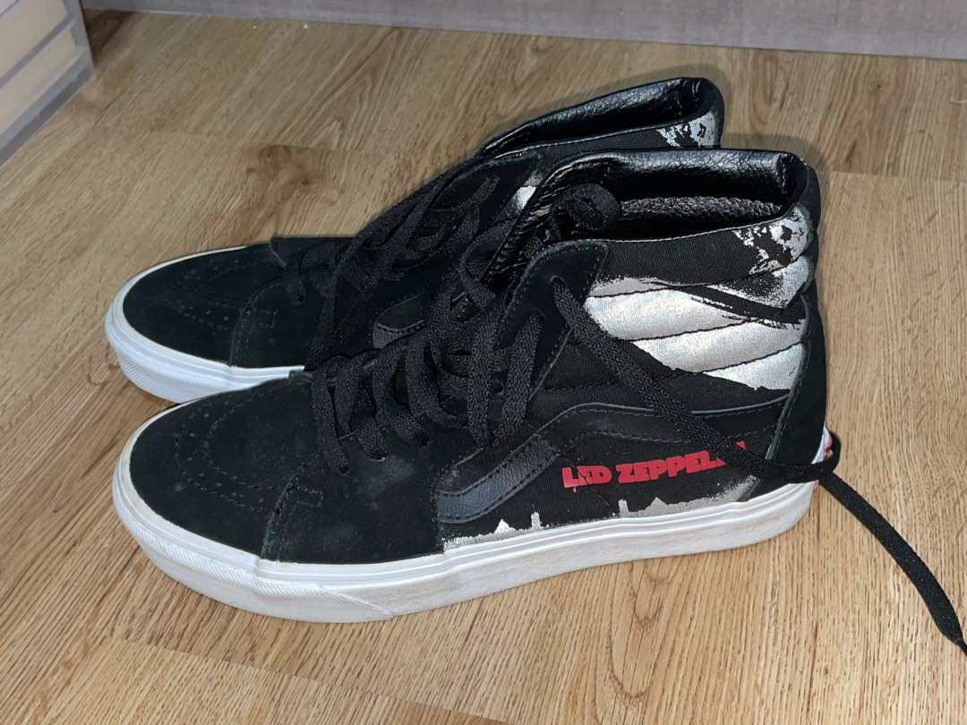 RARE!! VANS Sk8-Hi x Led Zeppelin 50th Anniversary 2019, Men's Fashion ...