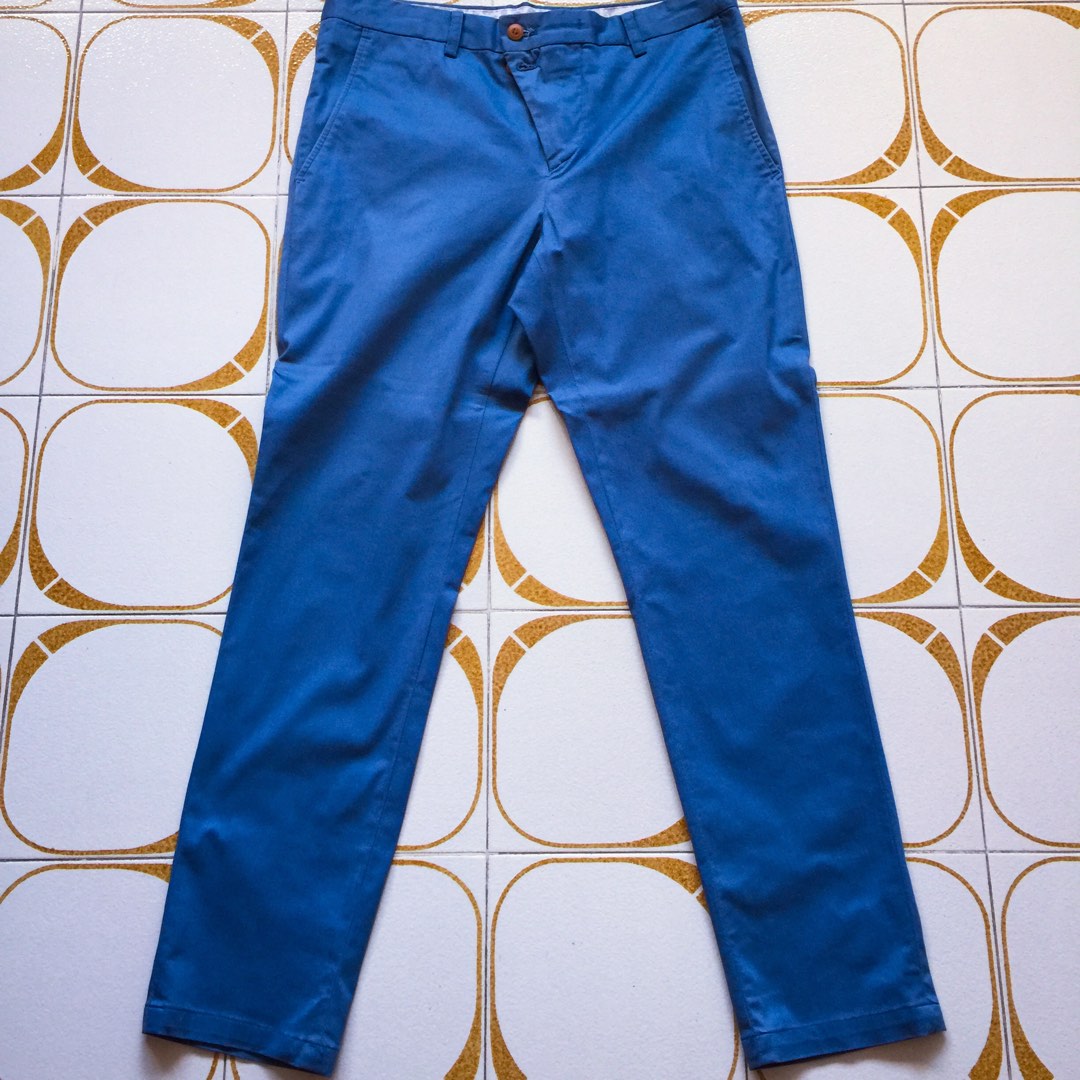Slim Fit Pants (People of Asia), Men's Fashion, Bottoms, Chinos on ...