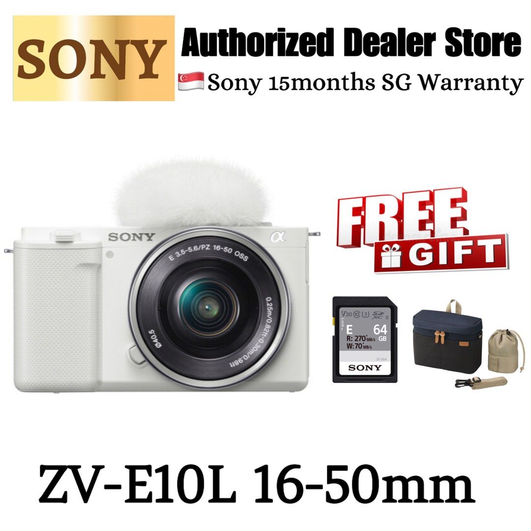 Sony ZV-E10 with 16-50mm Lens | ZVE10, Photography, Cameras on Carousell