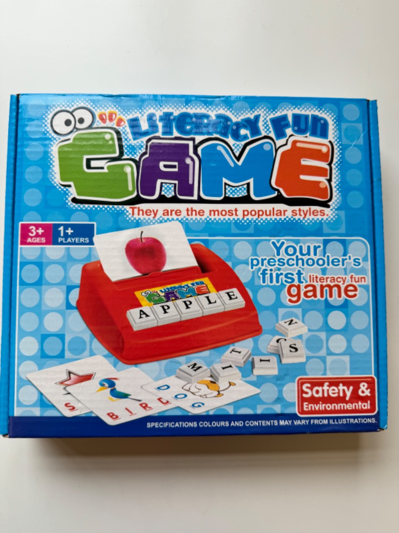 Spelling game for preschoolers, 興趣及遊戲, 玩具 & 遊戲類 - Carousell